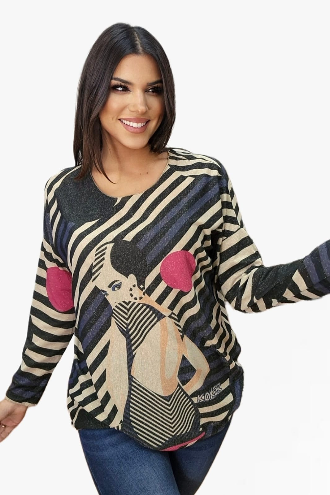 Camiseta Lineas Diagonales – Koker